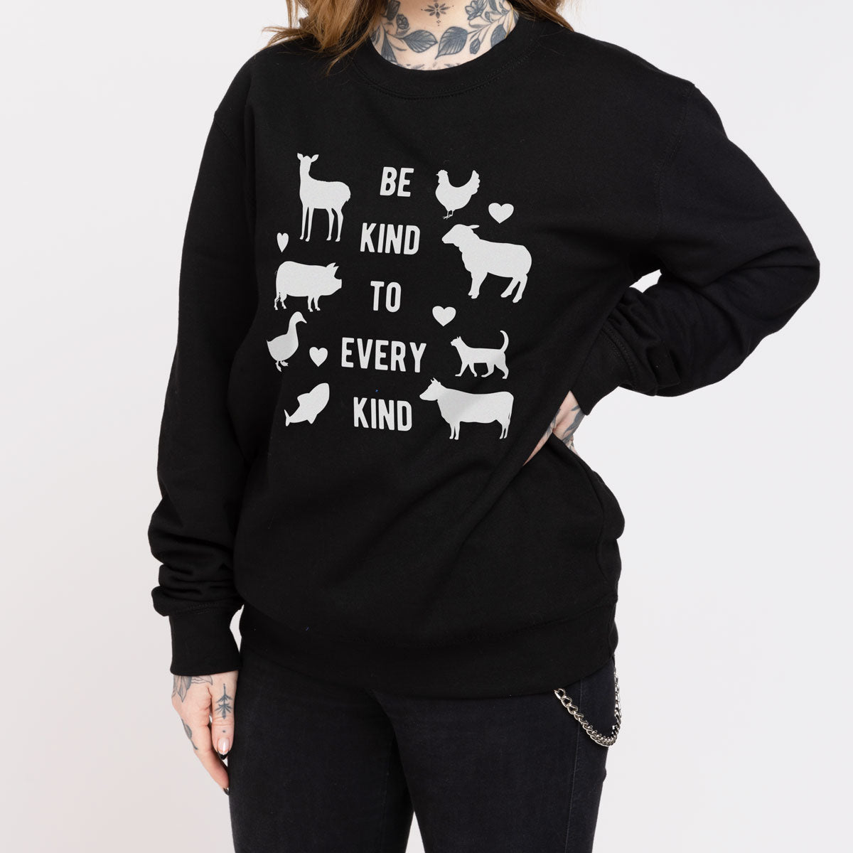 Be Kind To Every Kind Sweatshirt (Unisex) | VO